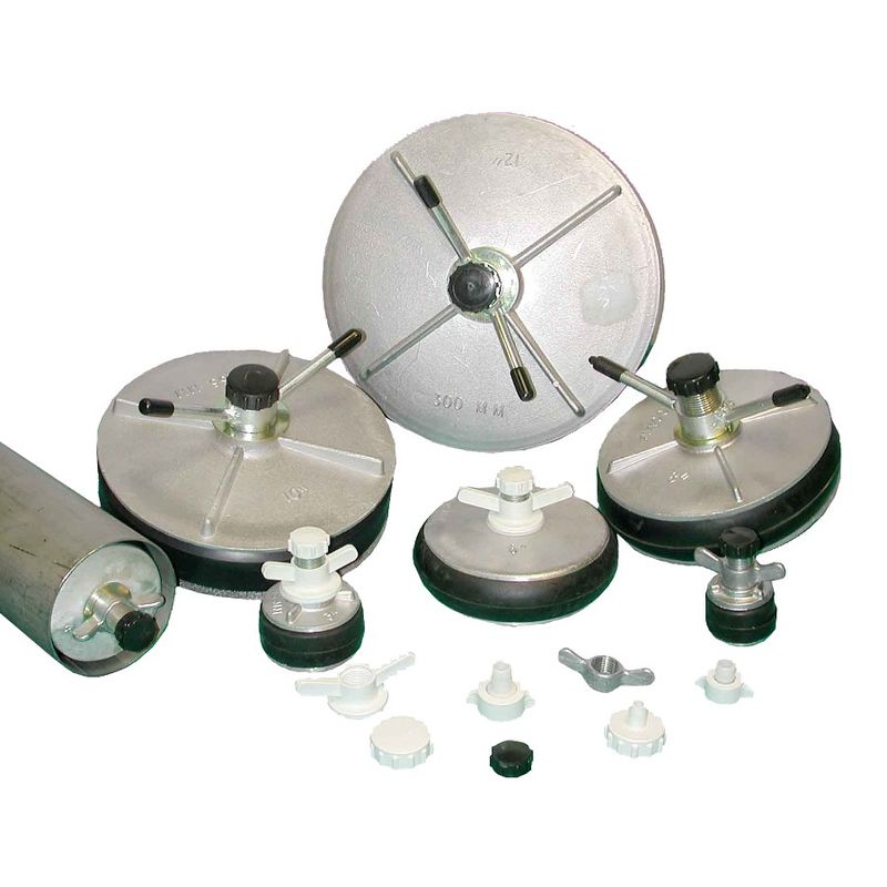 Aluminium Expanding Plug Hollow 25mm Shaft 345/376mm | AC Pools