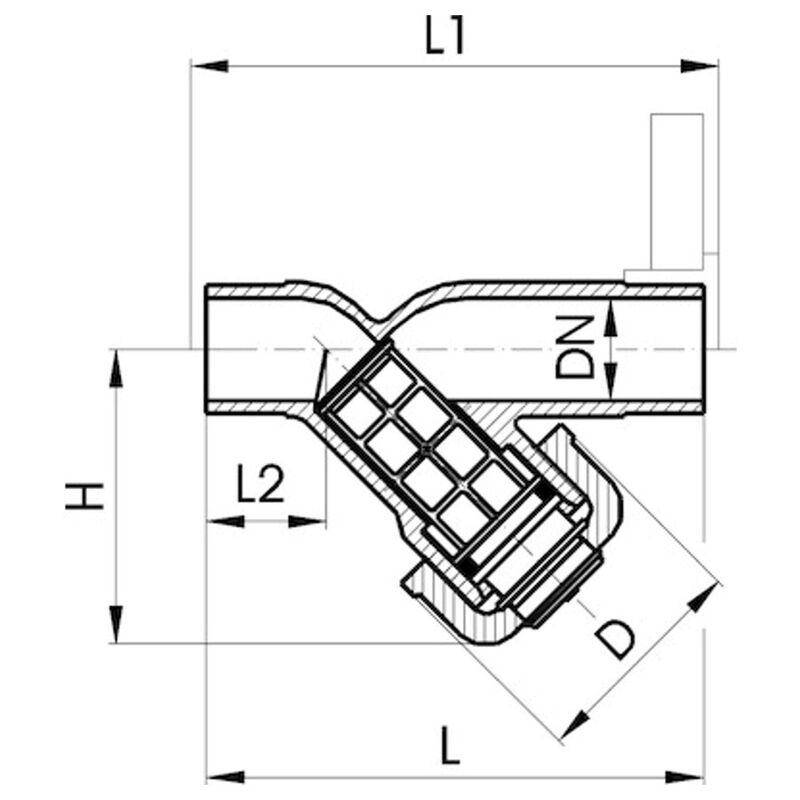 Inline Water Filter Georg Fischer Type 306 Transparent Body - 40mm | AC ...