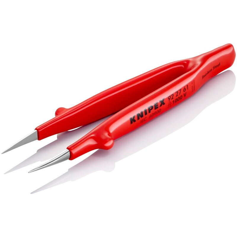 Knipex 92 27 61 Precision Insulated Tweezers With Straight Tips | AC Pools