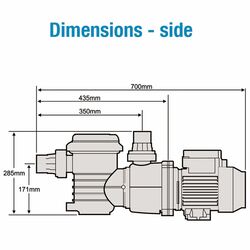 Poolrite Enduro EP-930 Pump Output - 0.93kW (1.25hp) | AC Pools